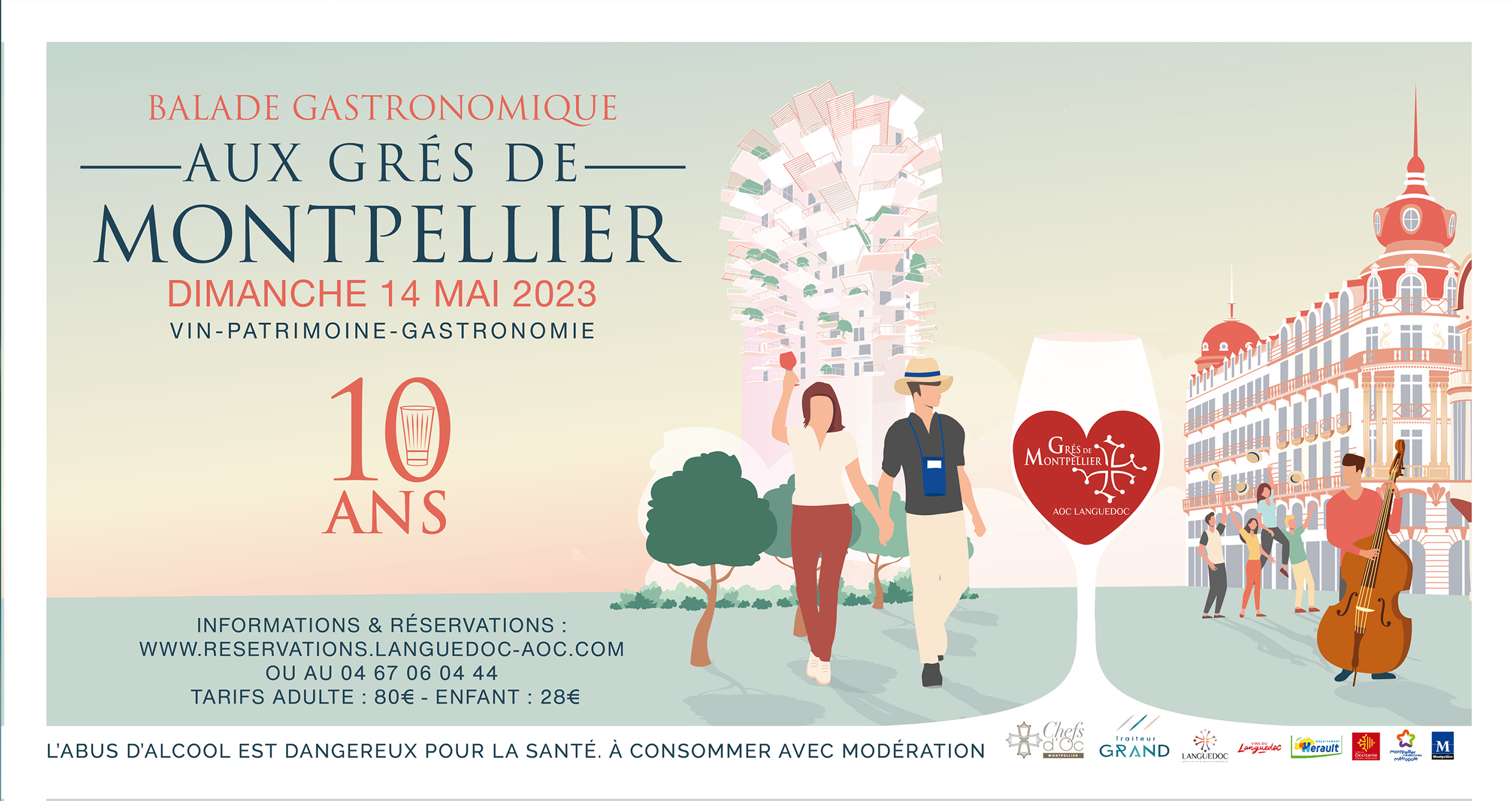 La balade gastronomique fête ses 10 ans ! - Vins Appellation Grés de ...